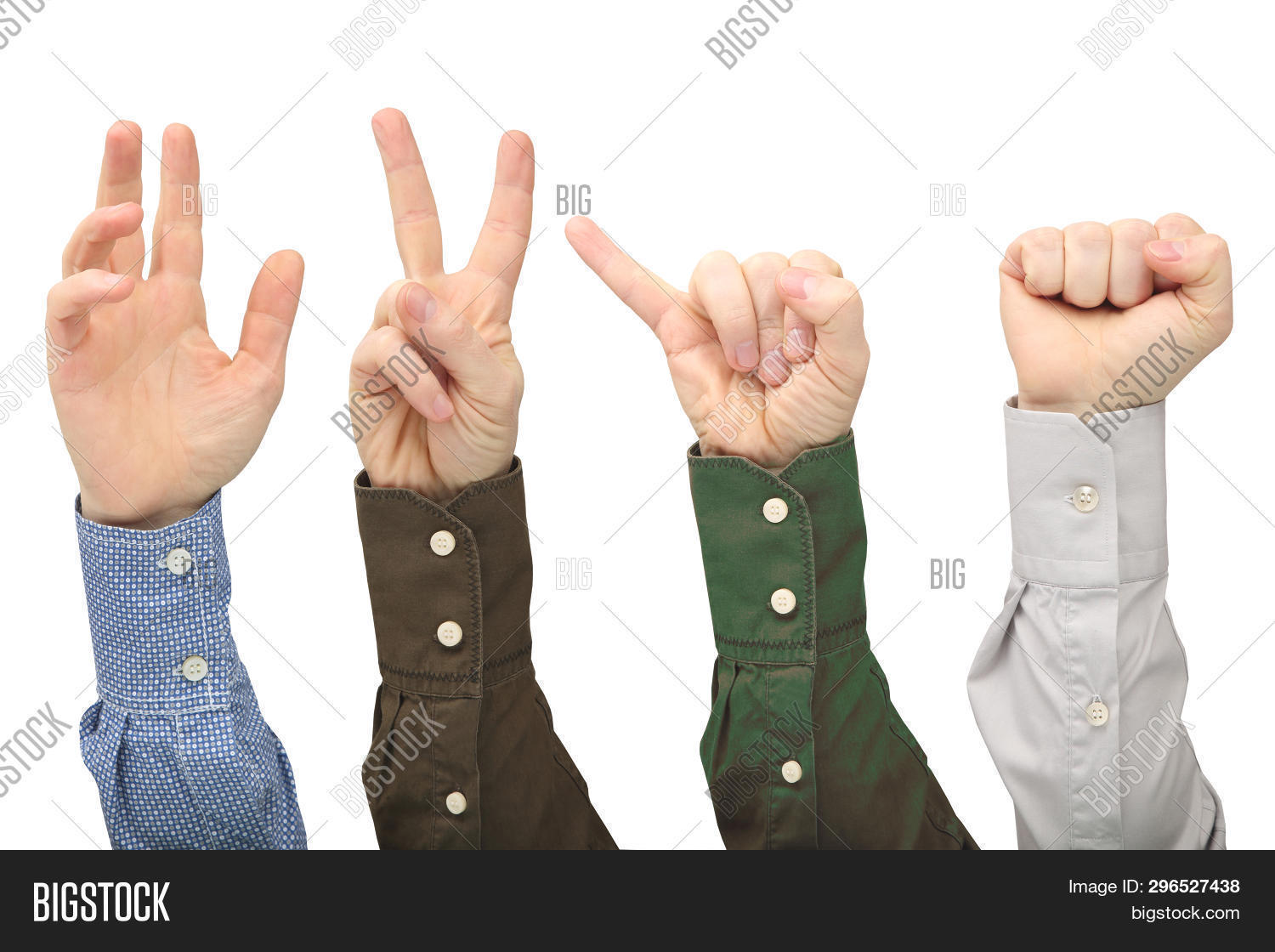 Raised Hands Different Image & Photo (Free Trial) | Bigstock