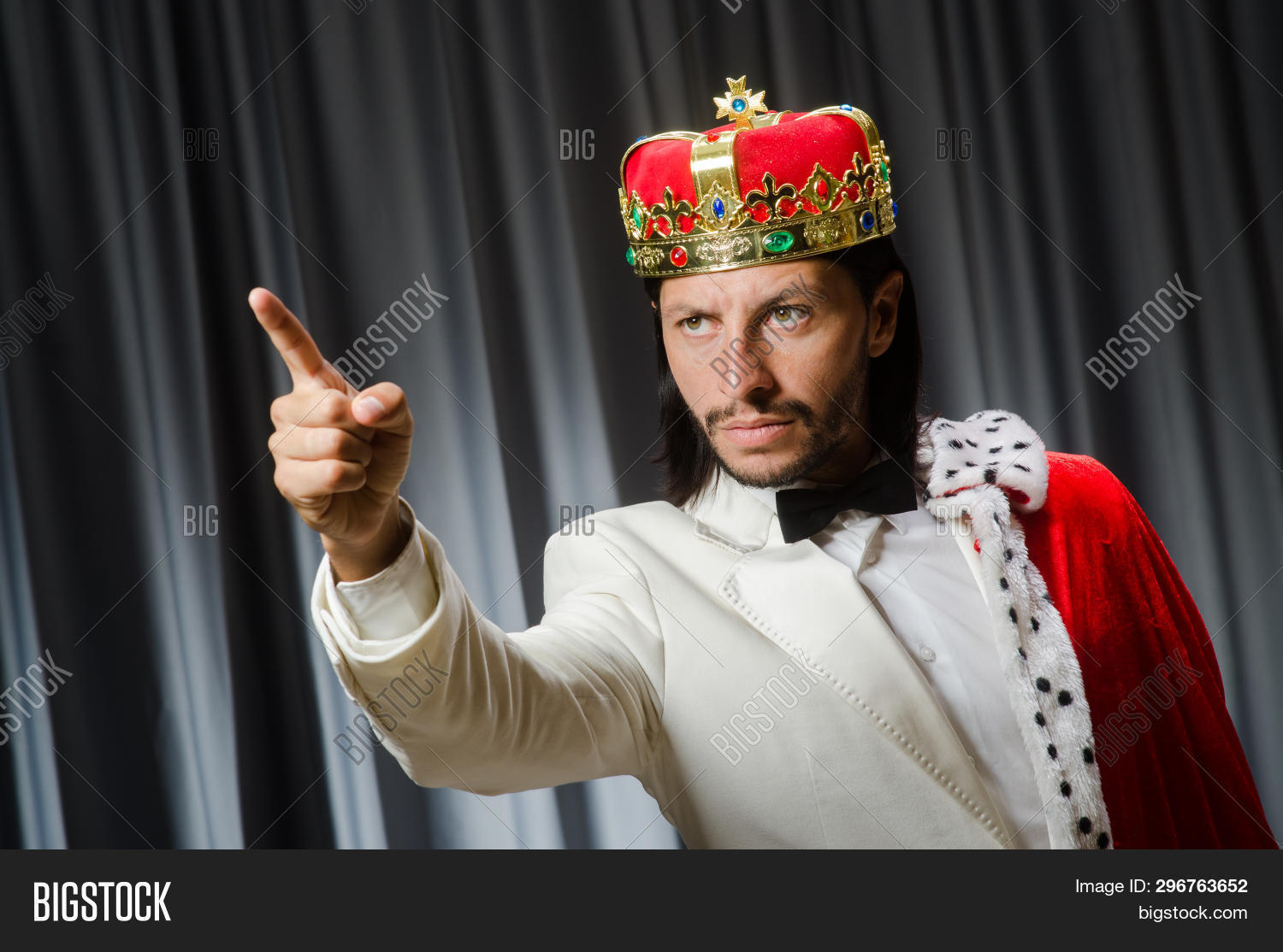 Funny King Wearing Image & Photo (Free Trial) | Bigstock