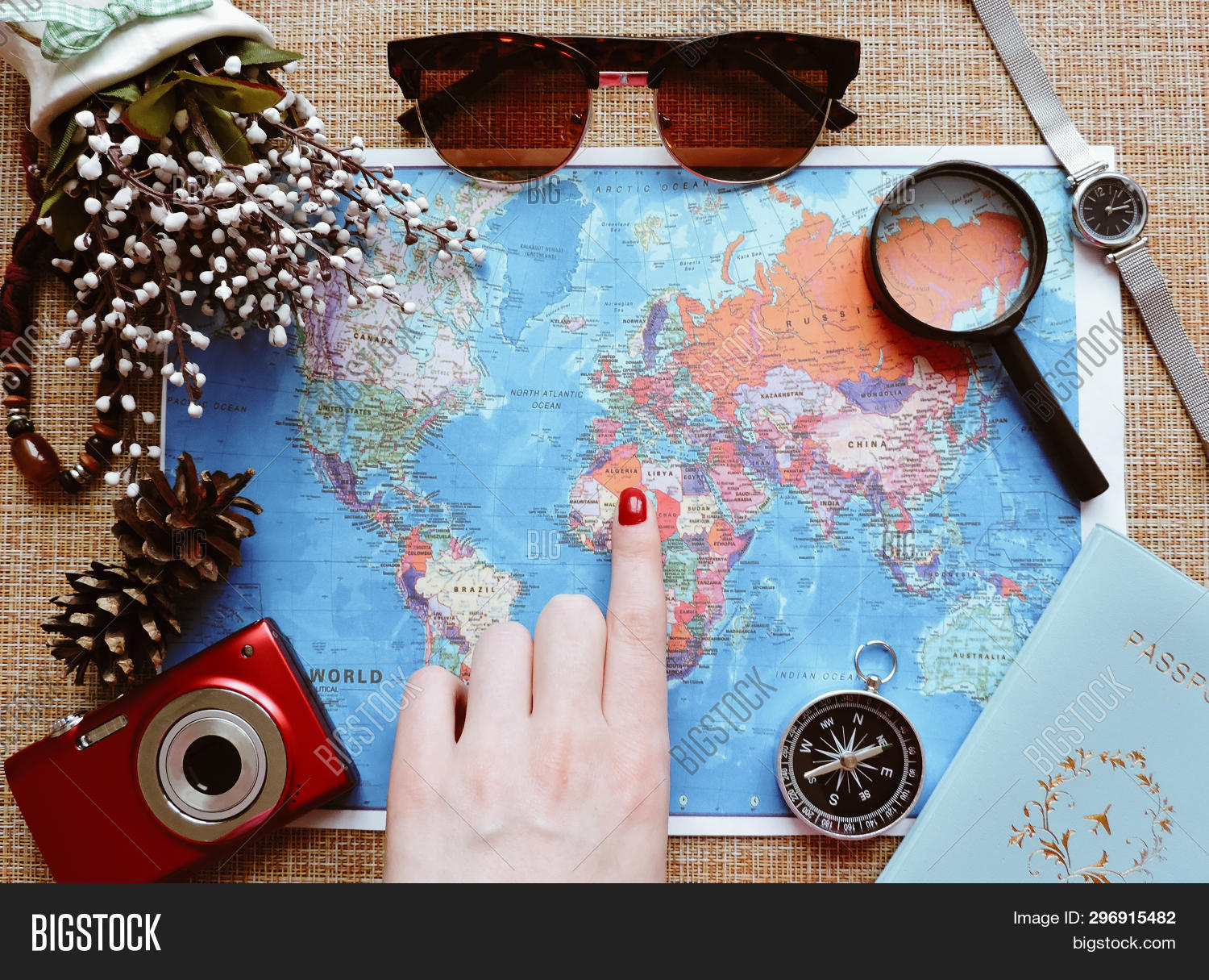 Top View Map Items. Image & Photo (Free Trial) | Bigstock