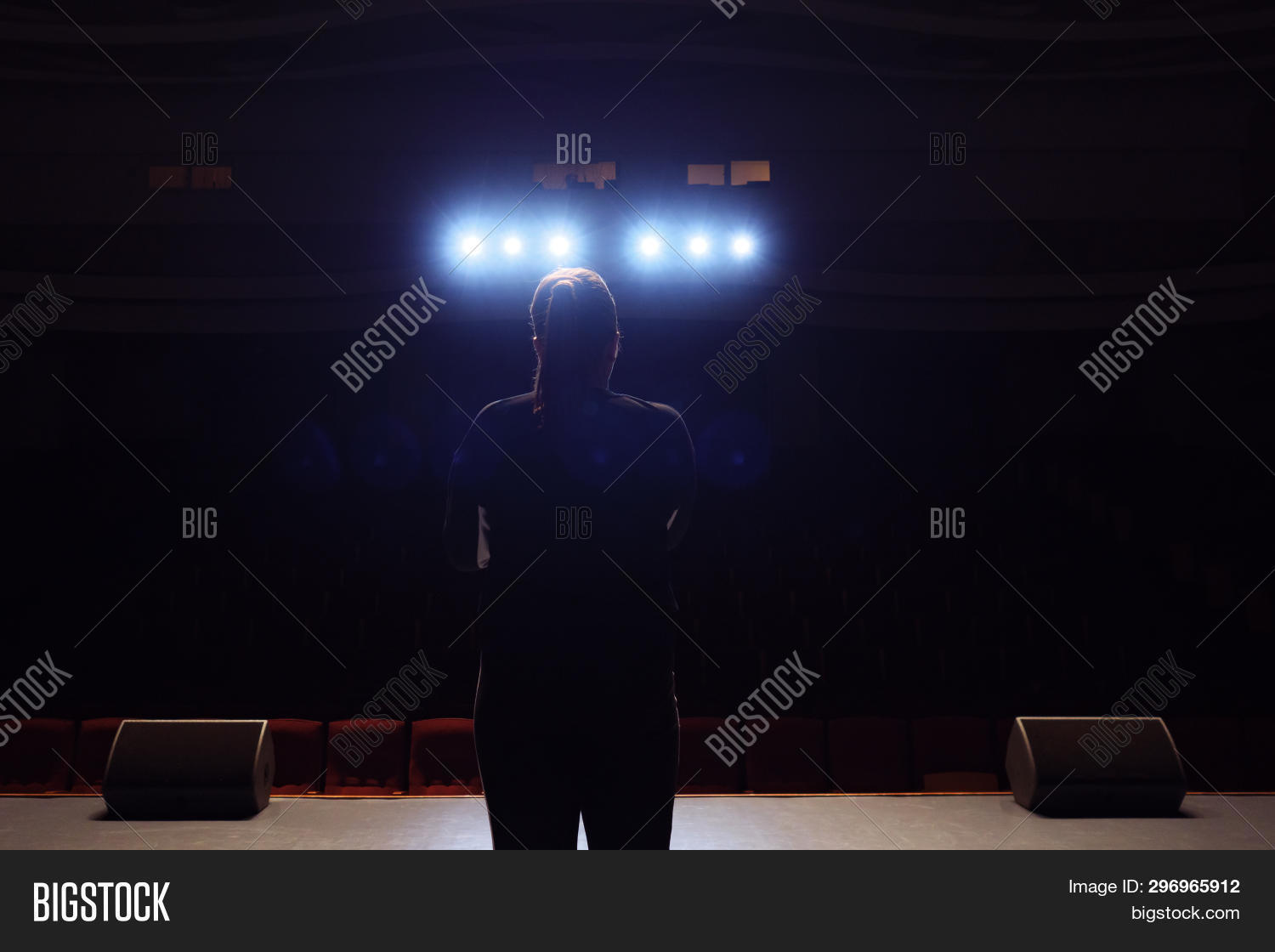 Silhouette Singer On Image & Photo (Free Trial) | Bigstock