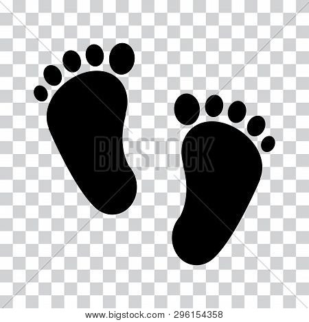 Feet, Black Vector & Photo (Free Trial) | Bigstock