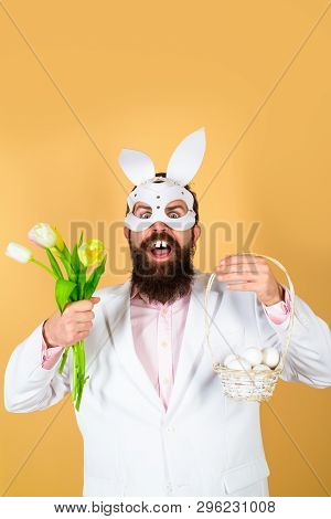 Bearded Rabbit Man. Image & Photo (Free Trial) | Bigstock
