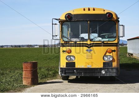 School Bus Trash Can Image & Photo (Free Trial) | Bigstock