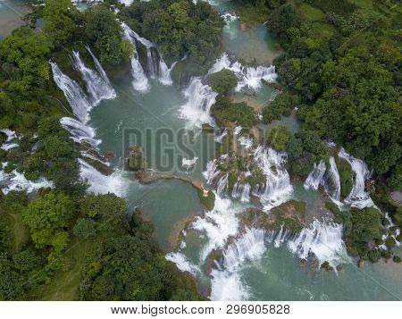 Aerial View Waterfall Image & Photo (Free Trial) | Bigstock