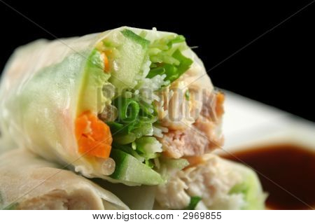 Rice Paper Rolls Images, Illustrations & Vectors (Free) - Bigstock
