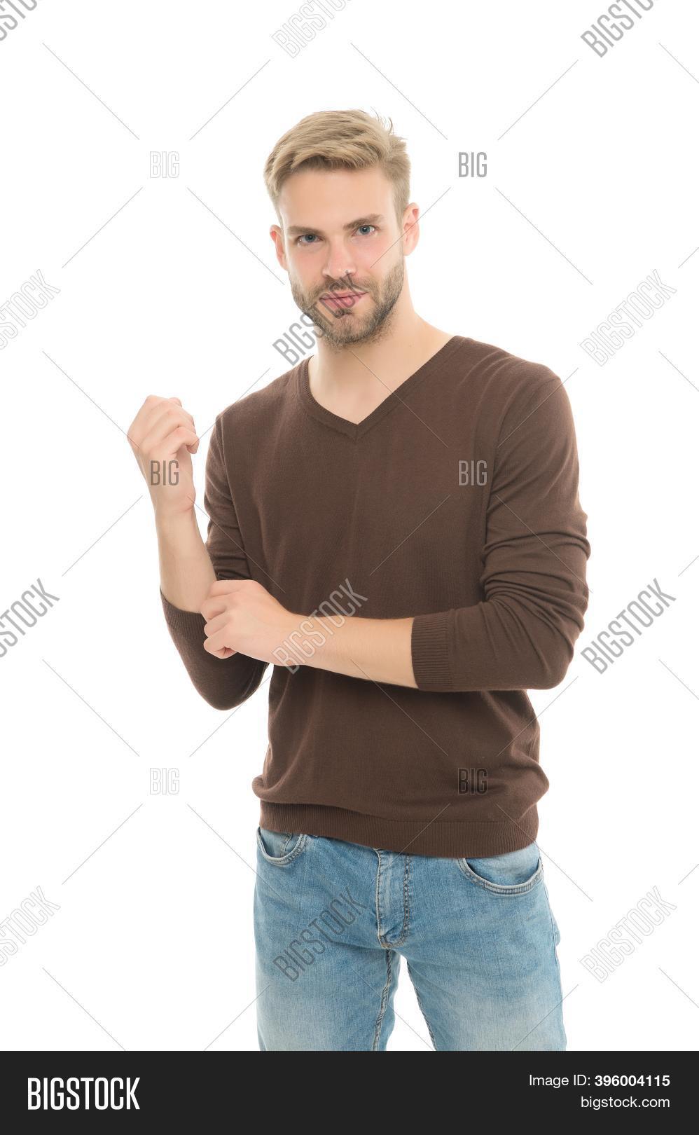 Handsome Unshaven Man Image & Photo (Free Trial) | Bigstock