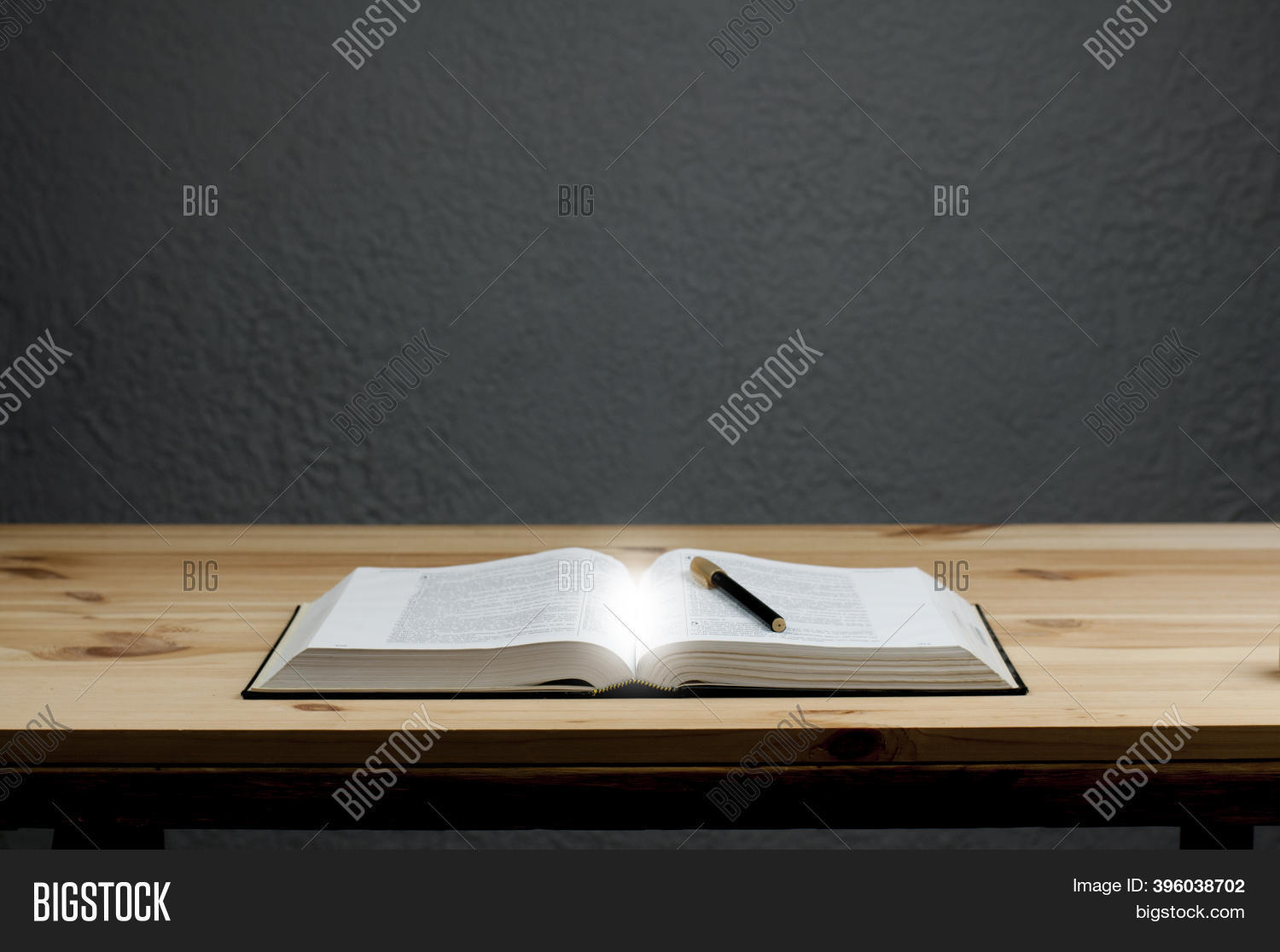 Open Bible Book Pen On Image & Photo (Free Trial) | Bigstock