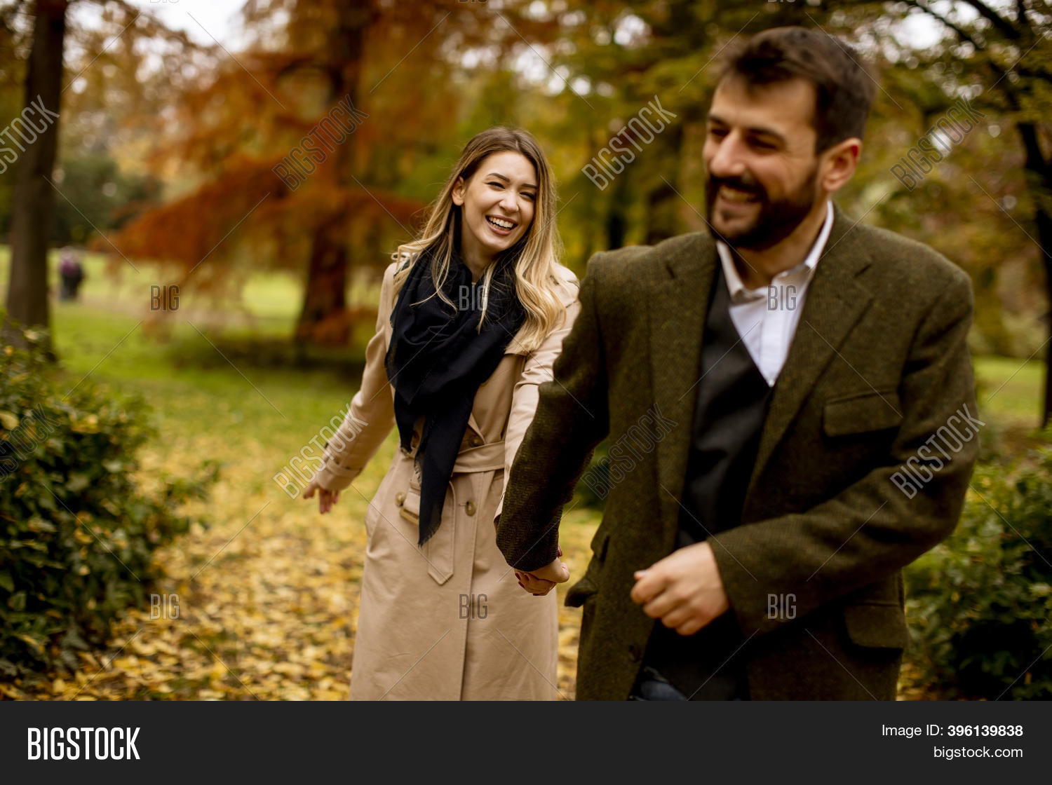 Young Couple Walking Image & Photo (Free Trial) | Bigstock