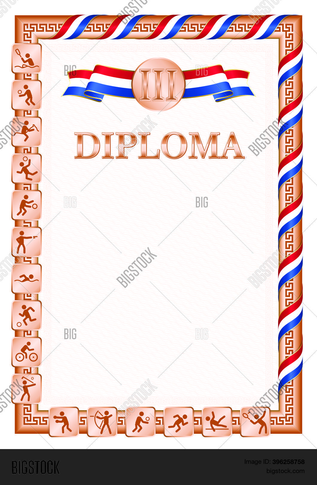 Vertical Diploma Vector & Photo (Free Trial) | Bigstock