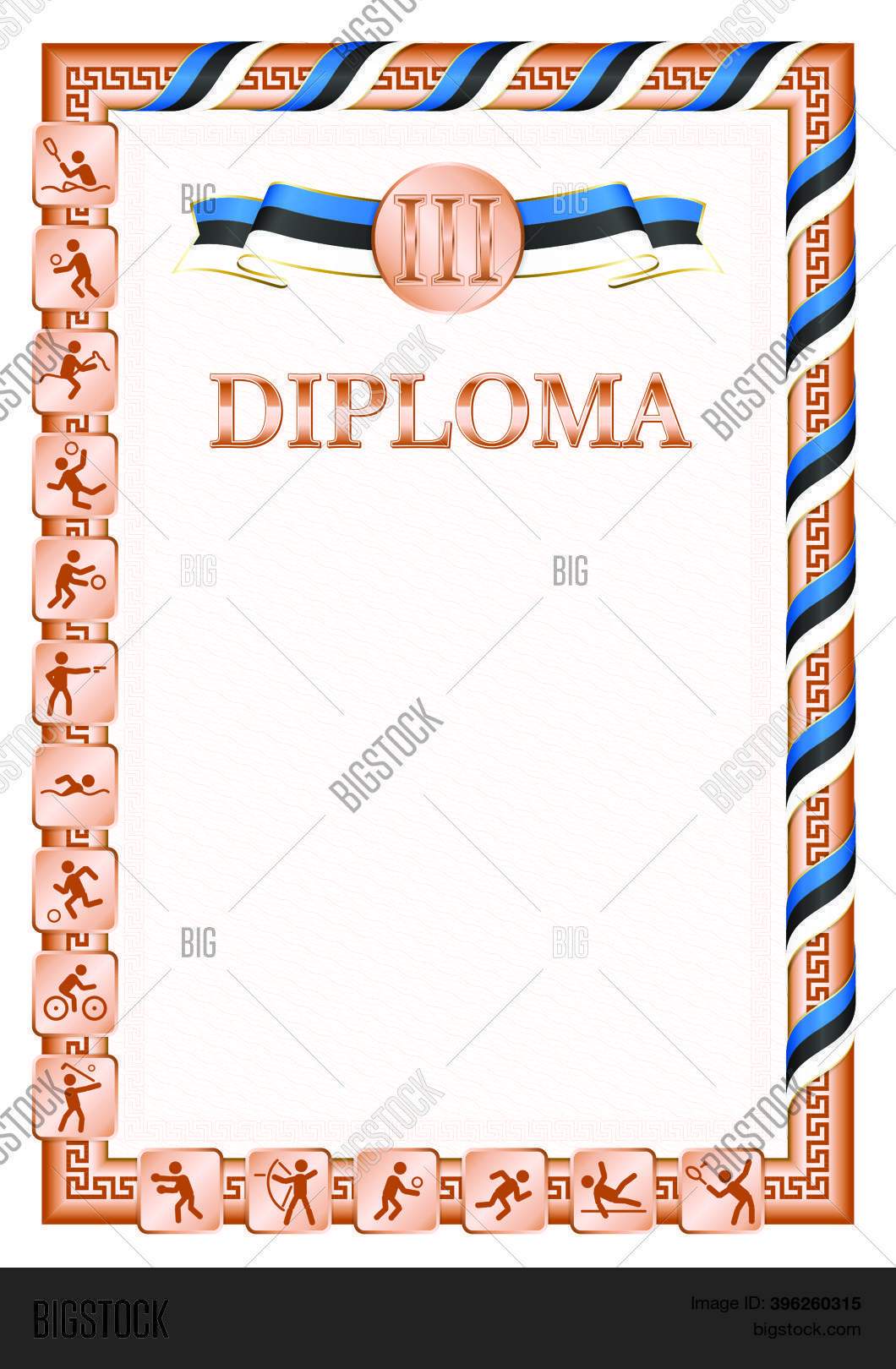 Vertical Diploma Vector & Photo (Free Trial) | Bigstock