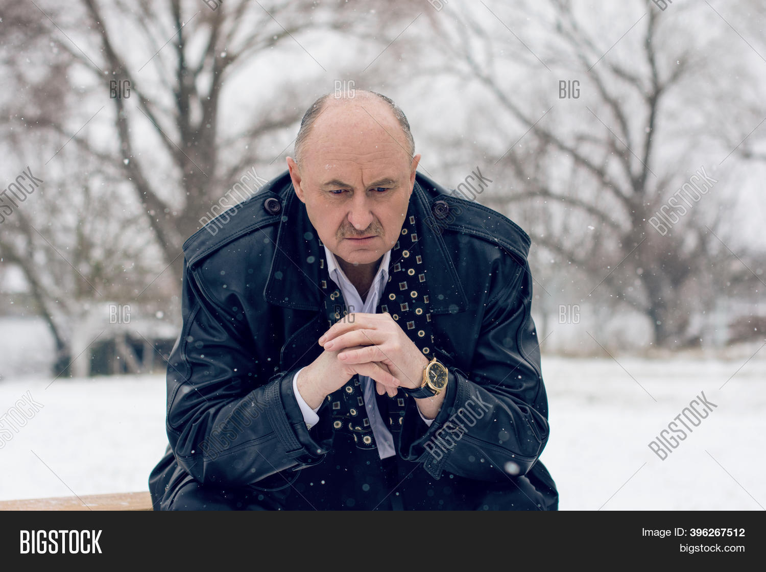 Senior Man Grief Image & Photo (Free Trial) | Bigstock