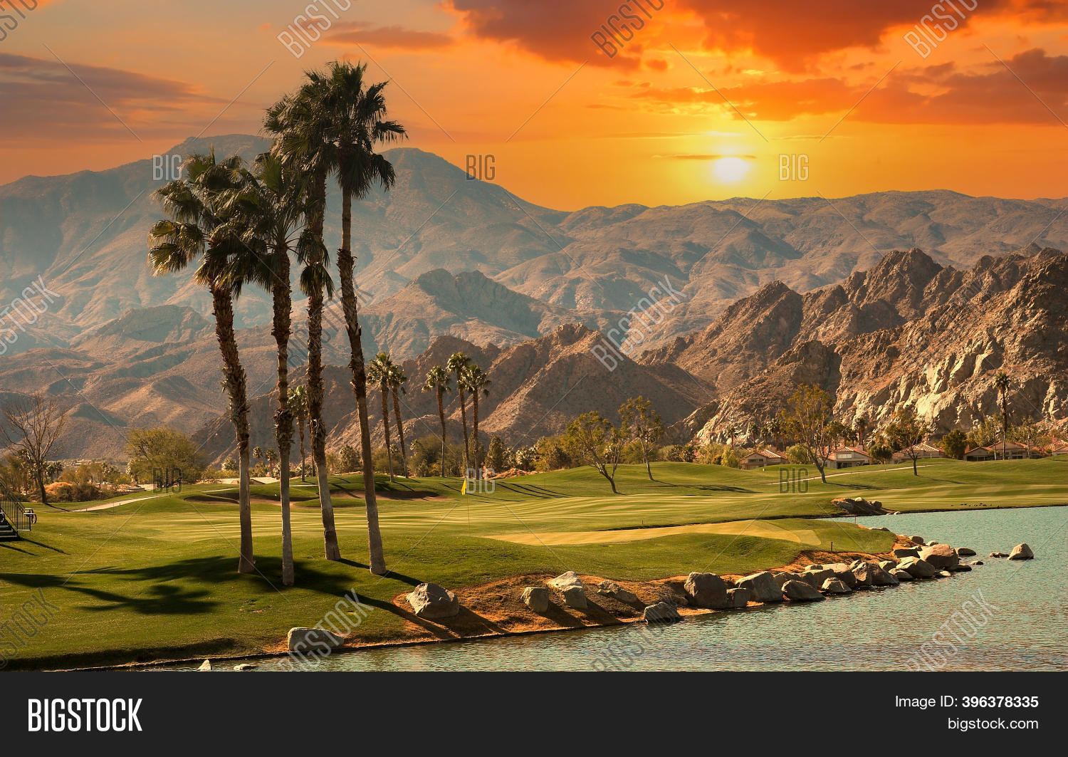 Golf Course Sunset Image & Photo (Free Trial) | Bigstock