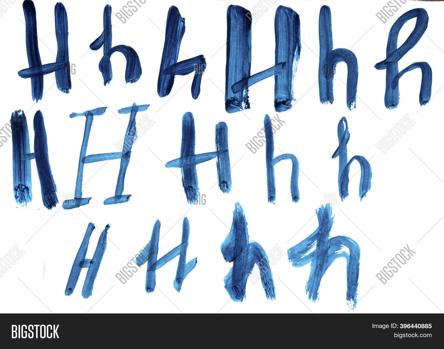 Letter H In Different Fonts