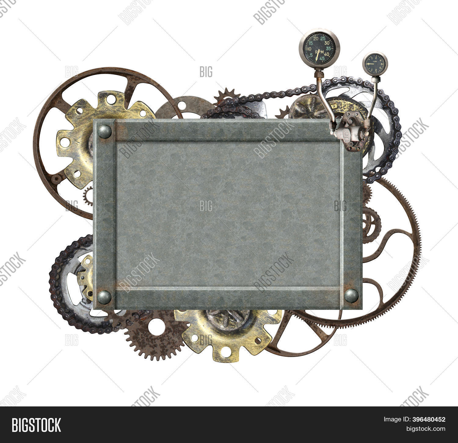 Metallic Square Frame Image & Photo (Free Trial) | Bigstock
