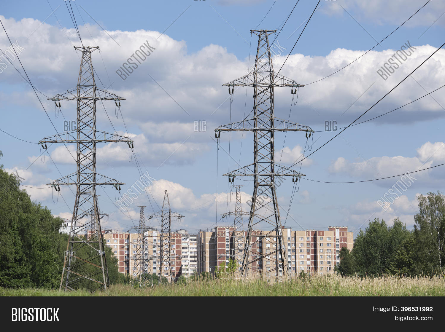 Long Line Electrical Image & Photo (Free Trial) | Bigstock