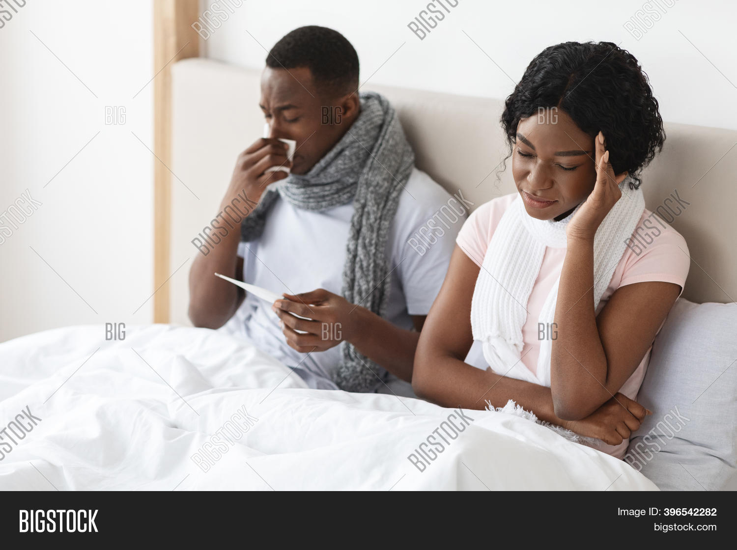 Sick African American Image & Photo (Free Trial) | Bigstock