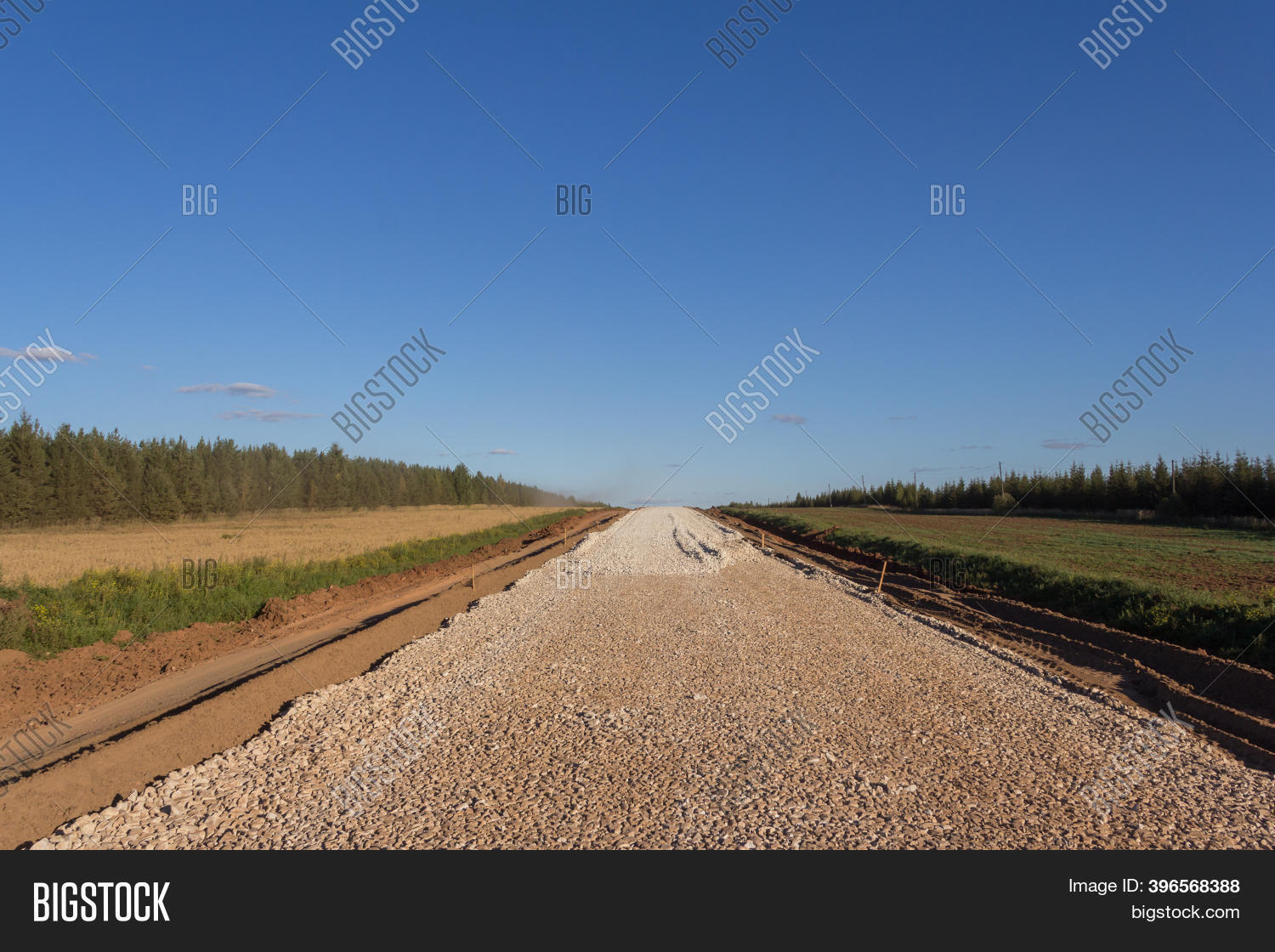 Construction New Road Image & Photo (Free Trial) | Bigstock