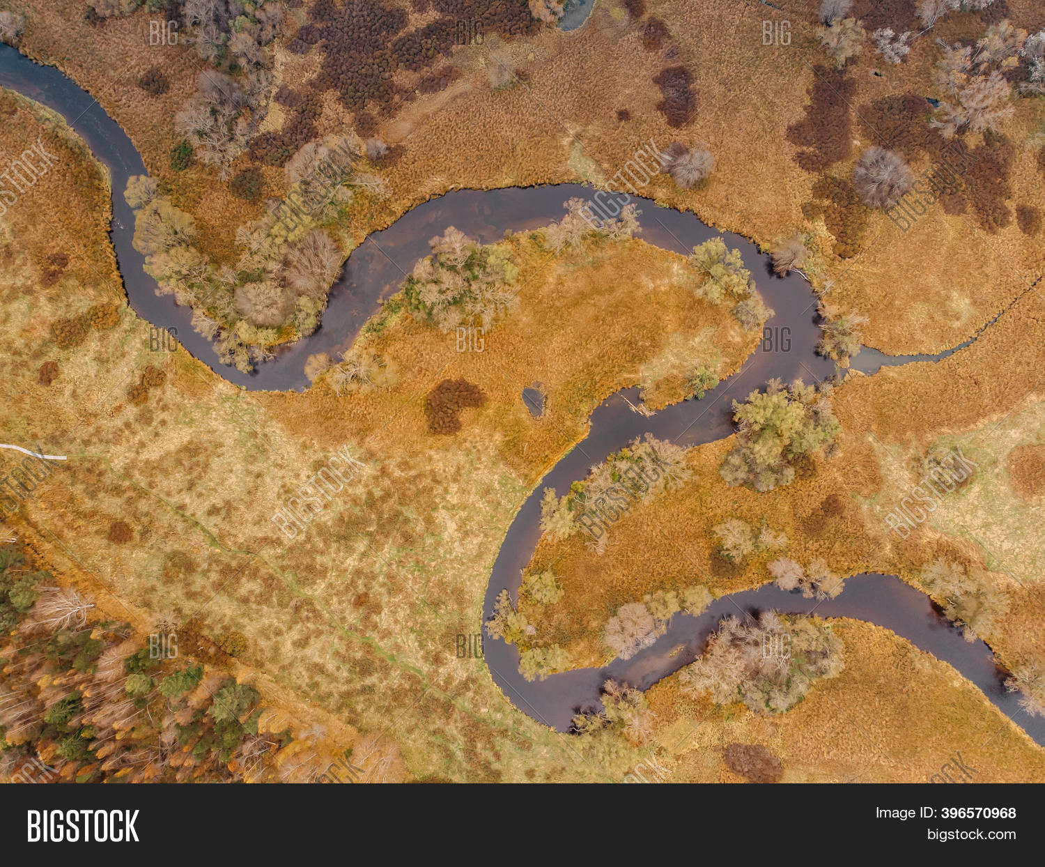 Aerial View River Image & Photo (Free Trial) | Bigstock