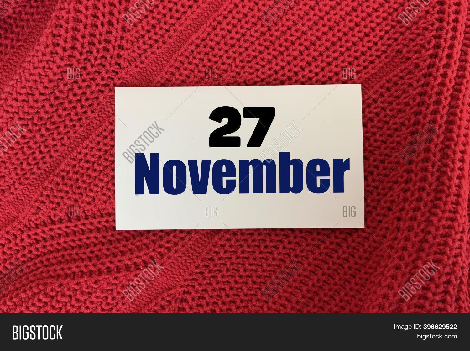 November 27 On Sticker Image & Photo (Free Trial) | Bigstock