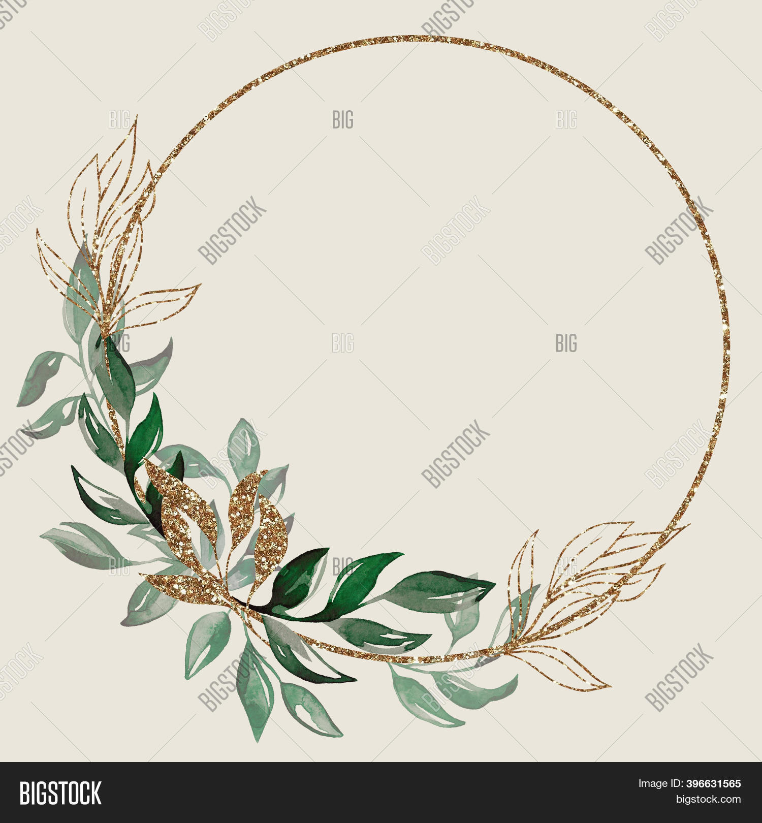 Gold Frame Green Image & Photo (Free Trial) | Bigstock