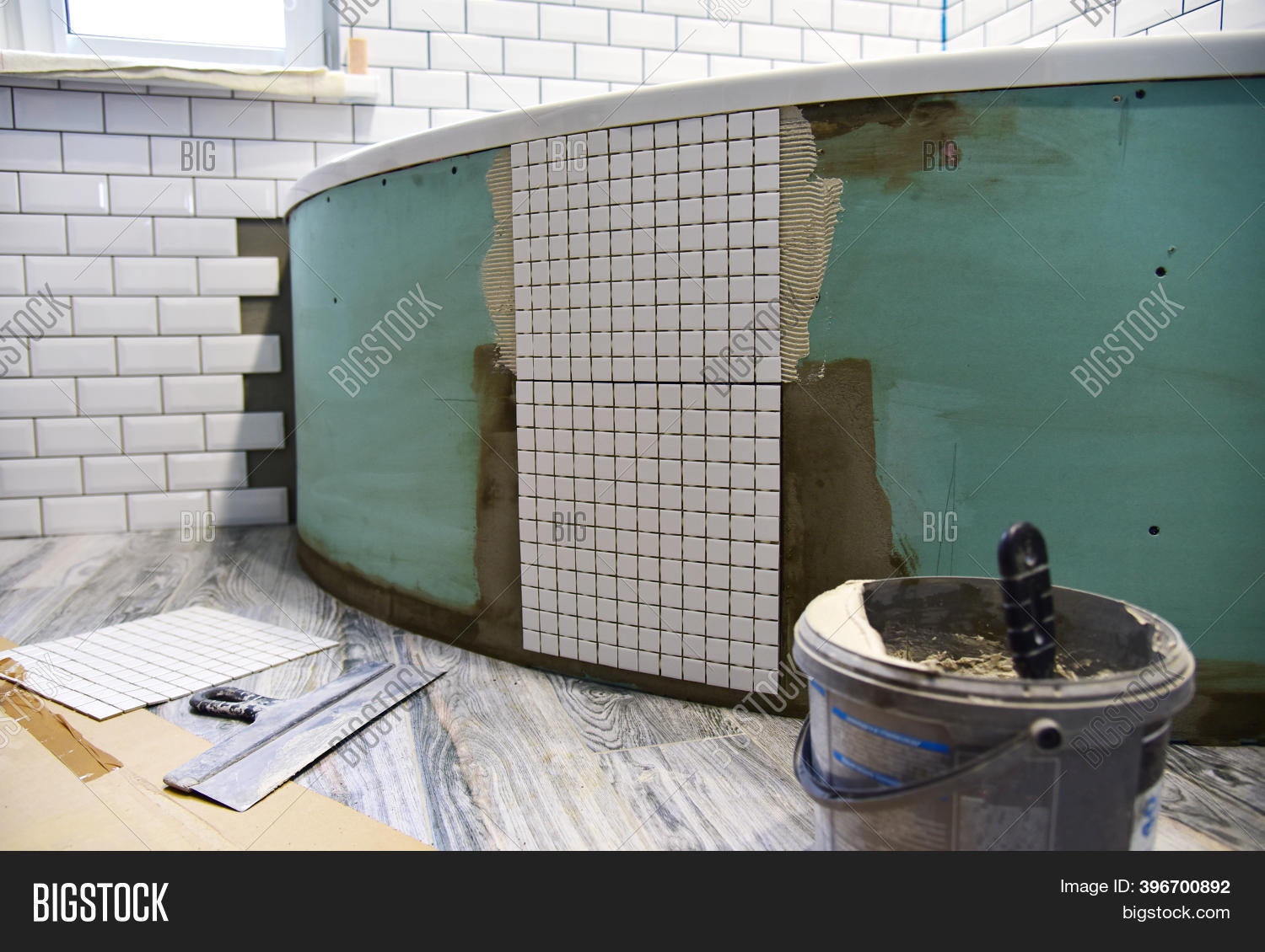 Laying Ceramic Tiles Image & Photo (Free Trial) | Bigstock