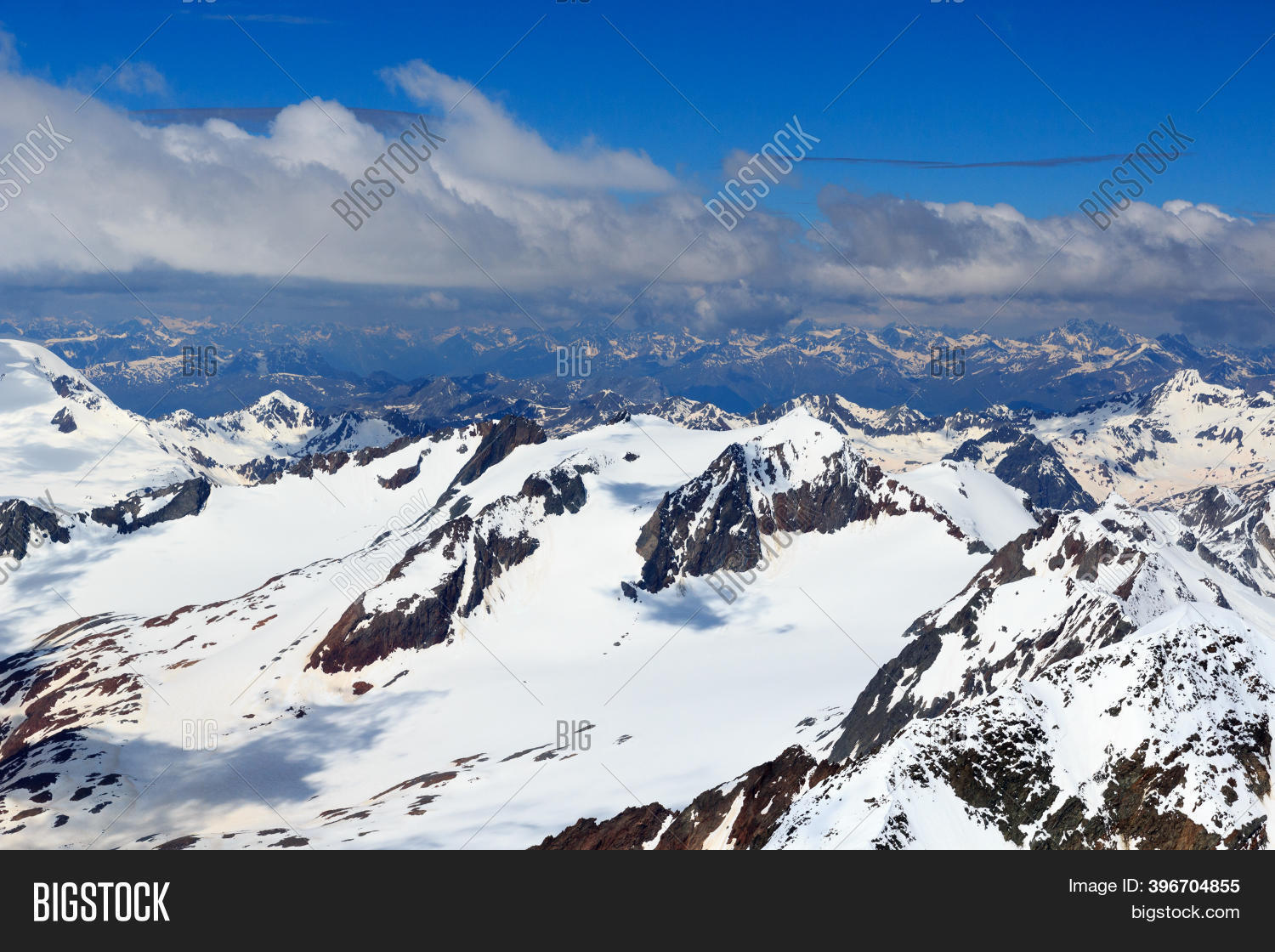Mountain Snow Panorama Image & Photo (Free Trial) | Bigstock