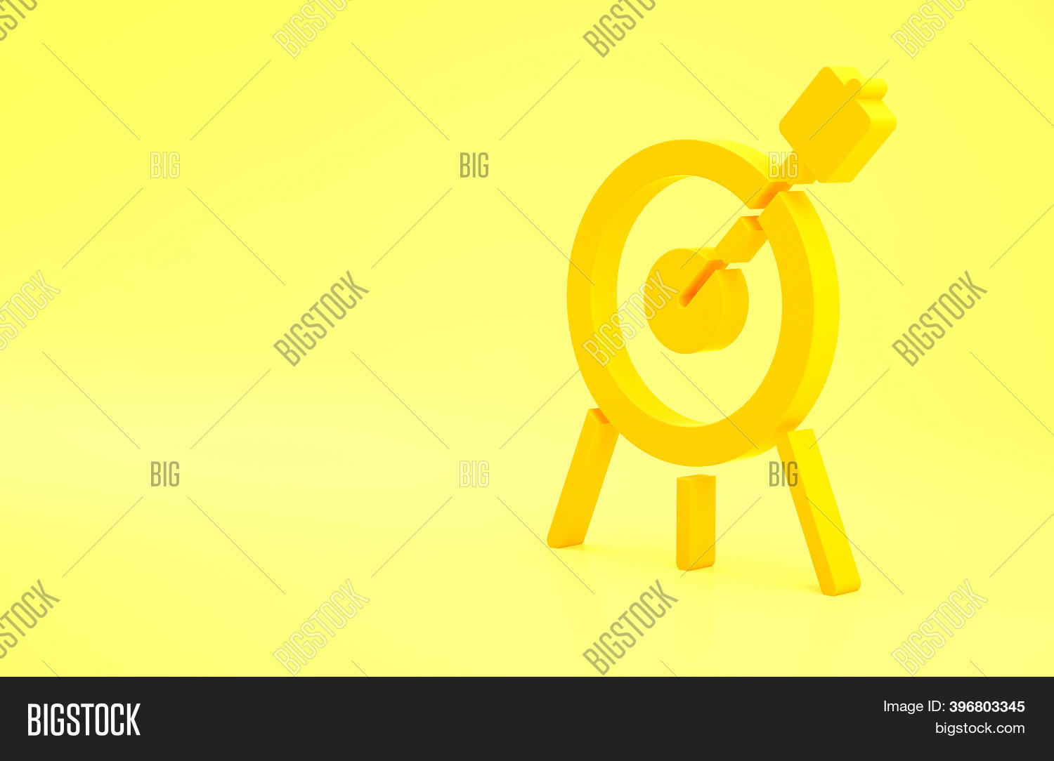 Yellow Target Sport Image & Photo (Free Trial) | Bigstock