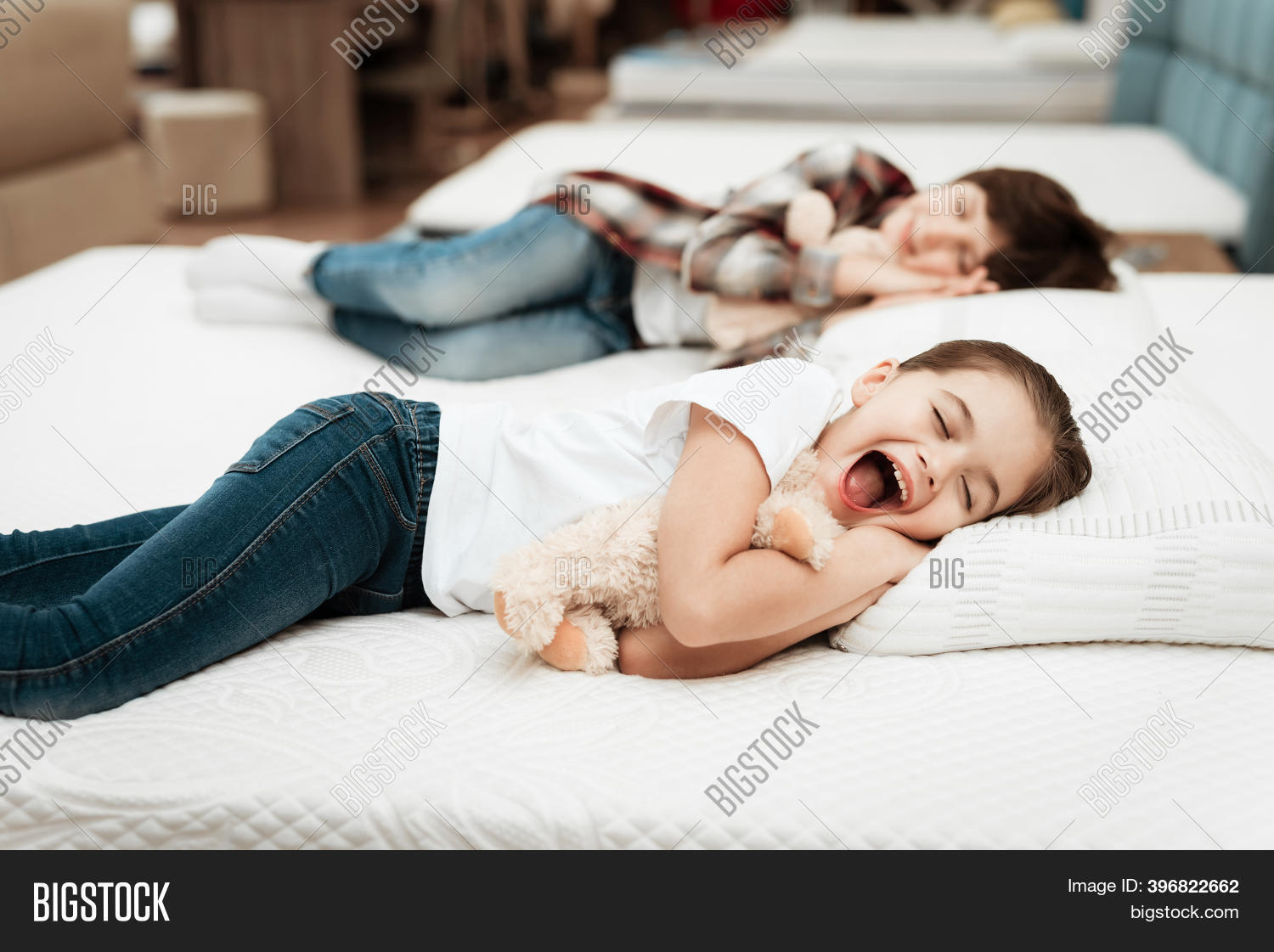 Little Happy Girl Hugs Image & Photo (Free Trial) | Bigstock