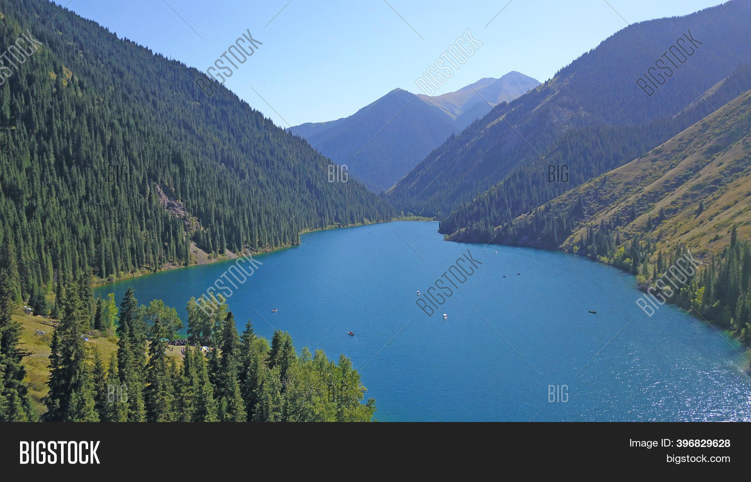 Kolsay Lake Among Image & Photo (Free Trial) | Bigstock