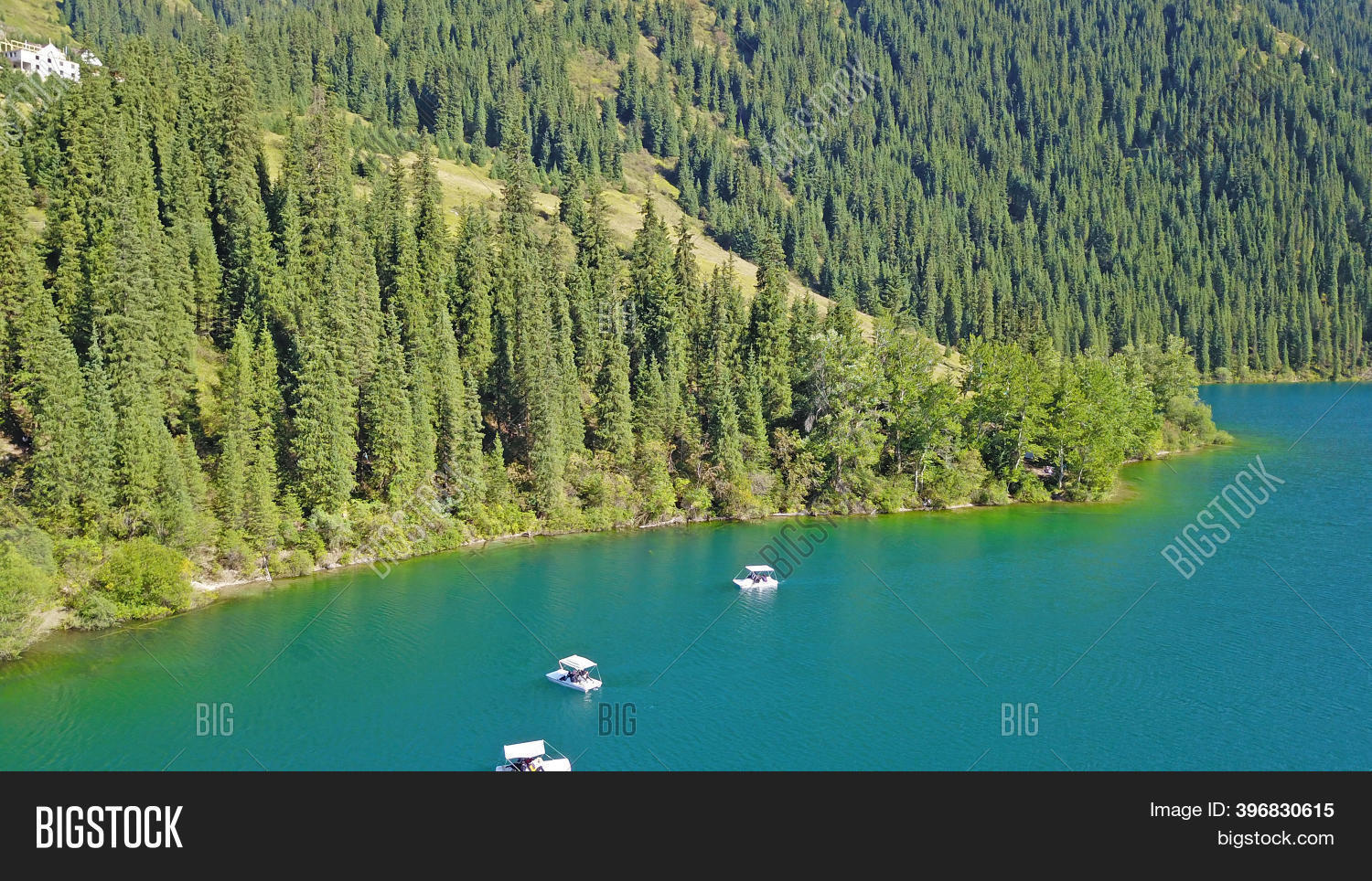 Kolsay Lake Among Image & Photo (Free Trial) | Bigstock