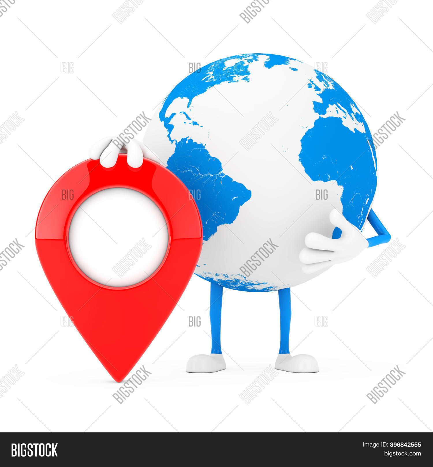Earth Globe Character Image & Photo (Free Trial) | Bigstock