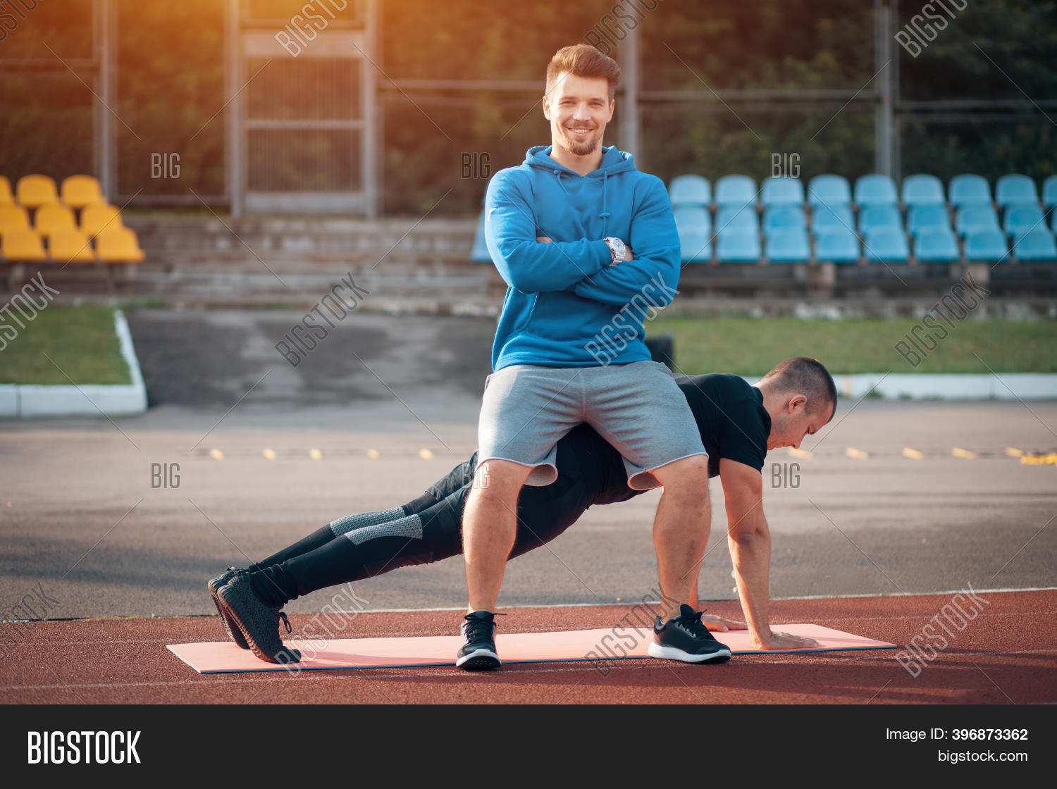 Man Doing Plank Image & Photo (Free Trial) | Bigstock
