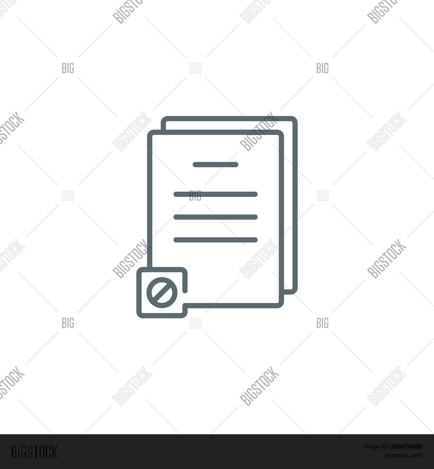 Document Icon Not Vector & Photo (Free Trial) | Bigstock
