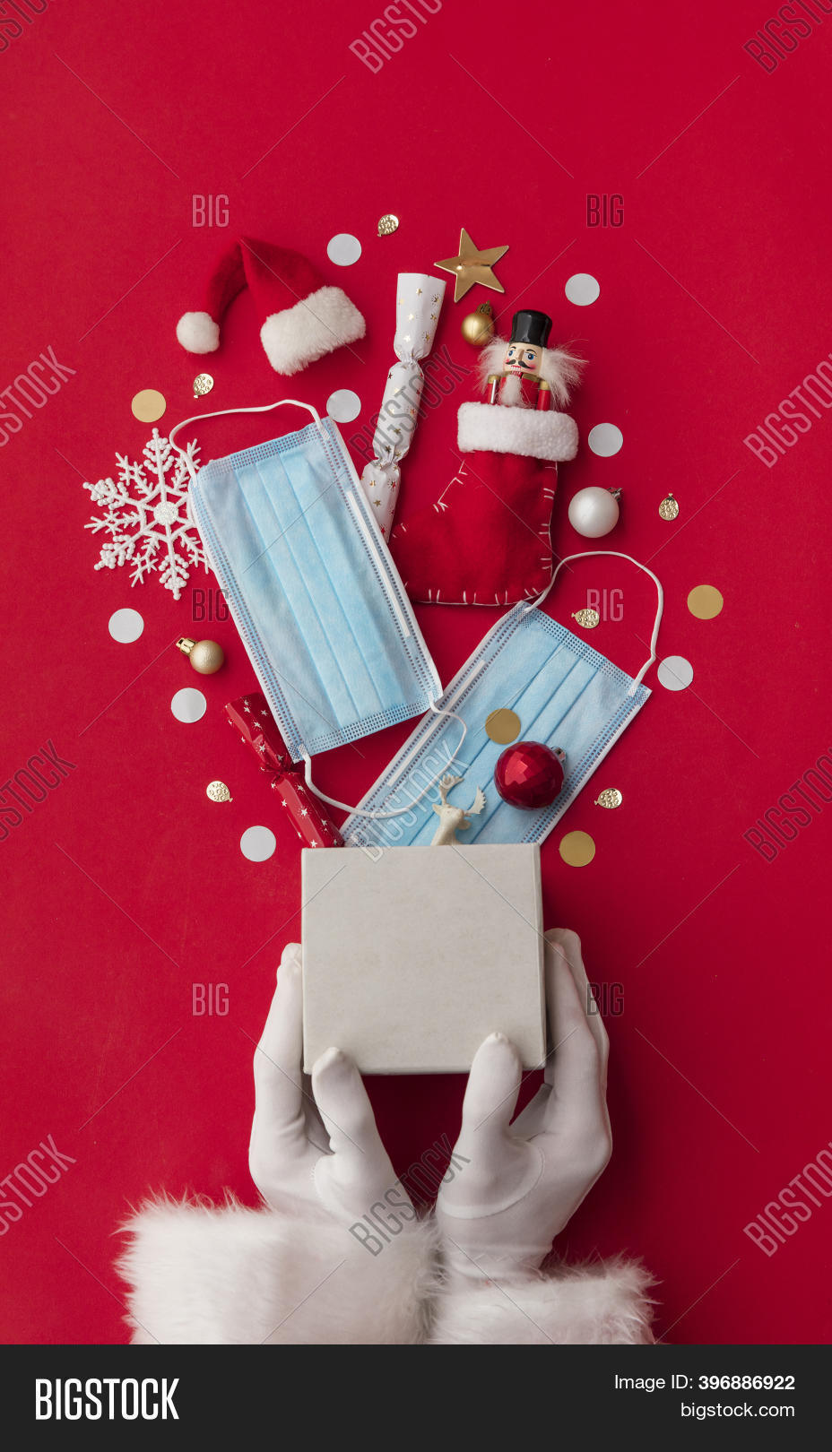 Santa Claus Holding Image & Photo (Free Trial) | Bigstock