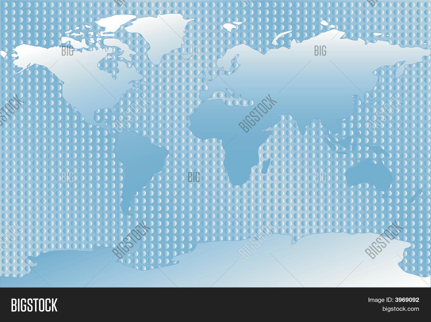 Blue World Map Vector & Photo (Free Trial) | Bigstock