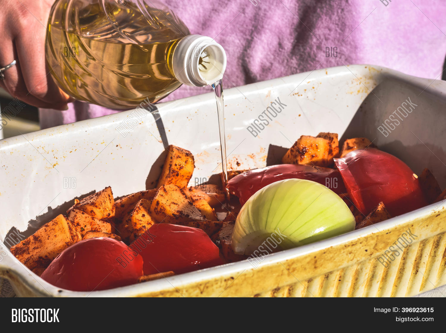 Chef Pouring Cooking Image & Photo (Free Trial) | Bigstock