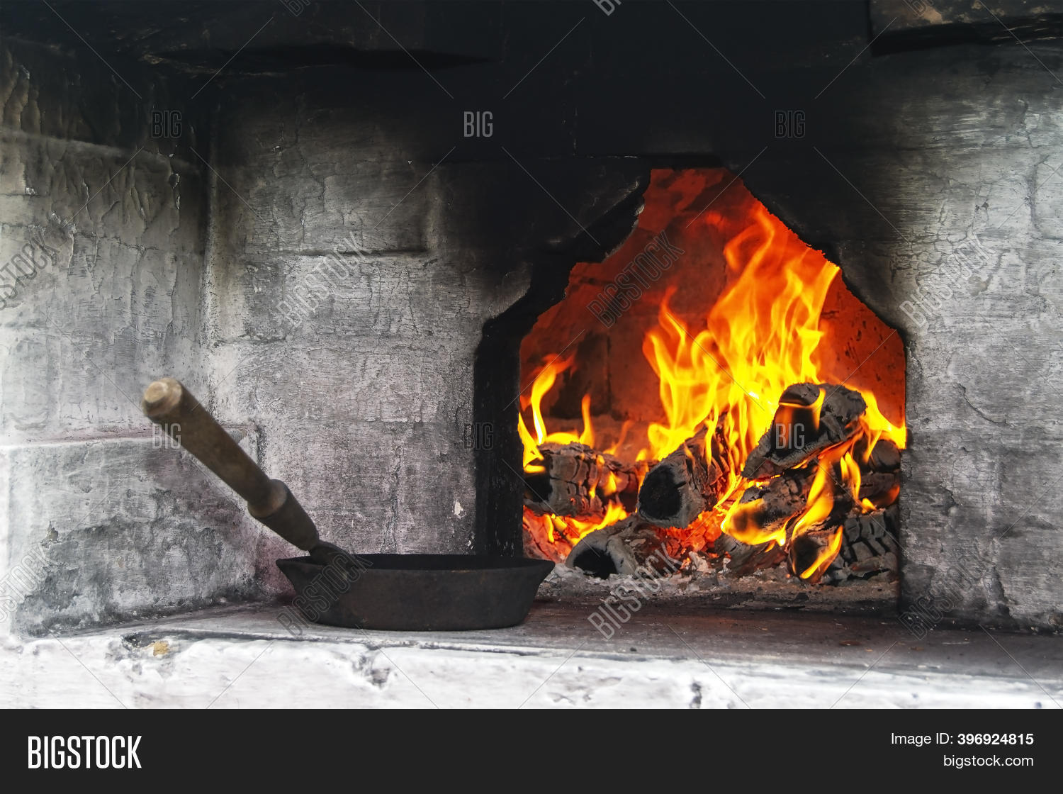 Old Stone Oven. Fire Image & Photo (Free Trial) | Bigstock