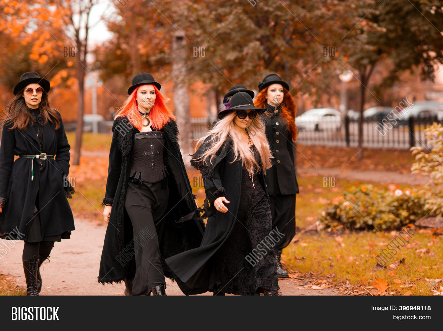 Five Women Witches Go Image & Photo (Free Trial) | Bigstock