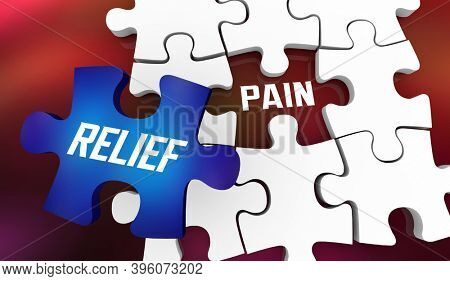 Pain Relief Puzzle Image & Photo (Free Trial) | Bigstock