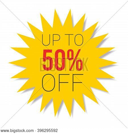 Yellow Sale Starburst Vector & Photo (Free Trial) | Bigstock