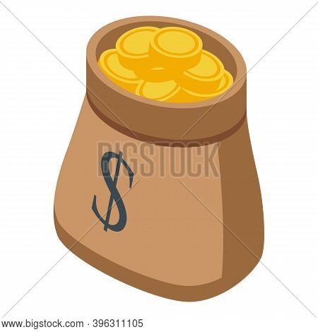 Gold Coins Bag Icon. Vector & Photo (Free Trial) | Bigstock