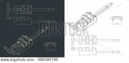 Bench Vice Assembly Drawing