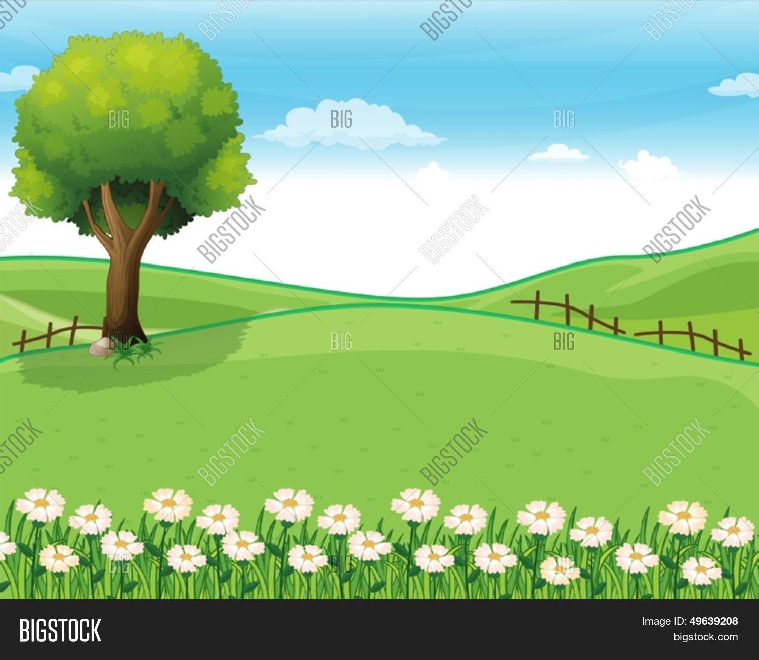 Illustration Hilltop Vector & Photo (Free Trial) | Bigstock