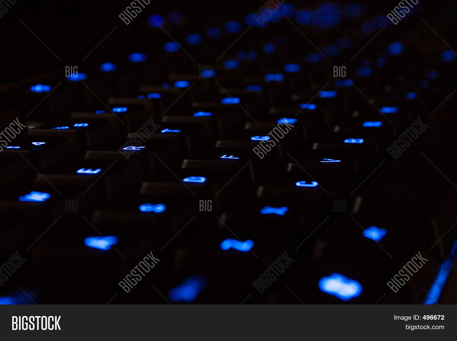 Blue Neon Keyboard Image & Photo (Free Trial) | Bigstock