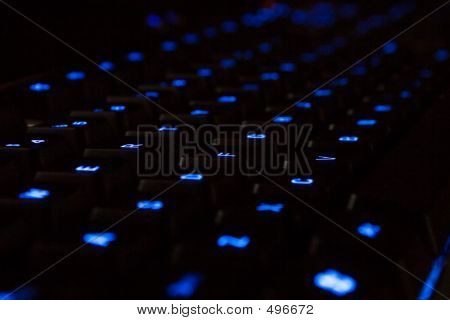 Blue Neon Keyboard Image & Photo (Free Trial) | Bigstock