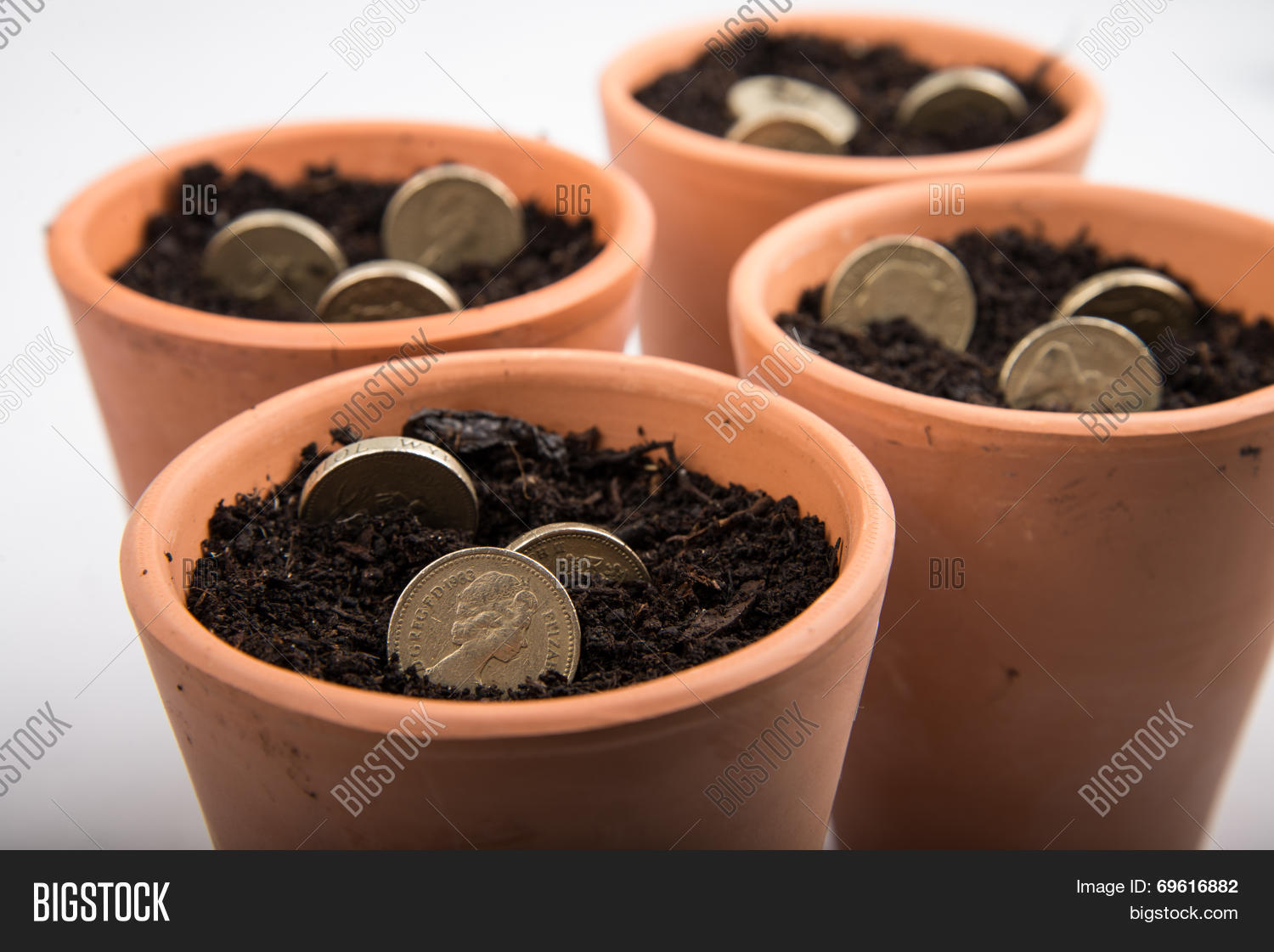 Growing Money Pot Image & Photo (Free Trial) | Bigstock