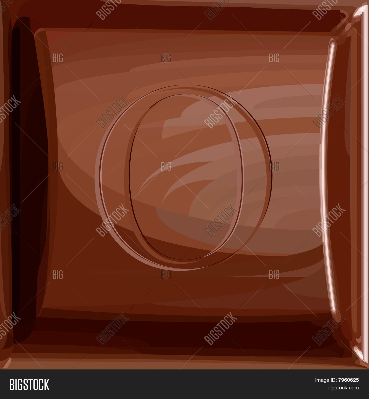 One Letter Chocolate Vector & Photo (Free Trial) | Bigstock