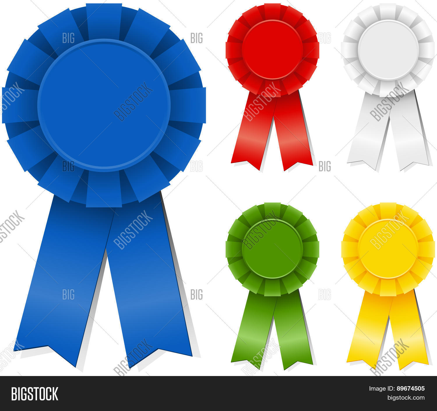 Award Ribbons Vector & Photo (Free Trial) | Bigstock