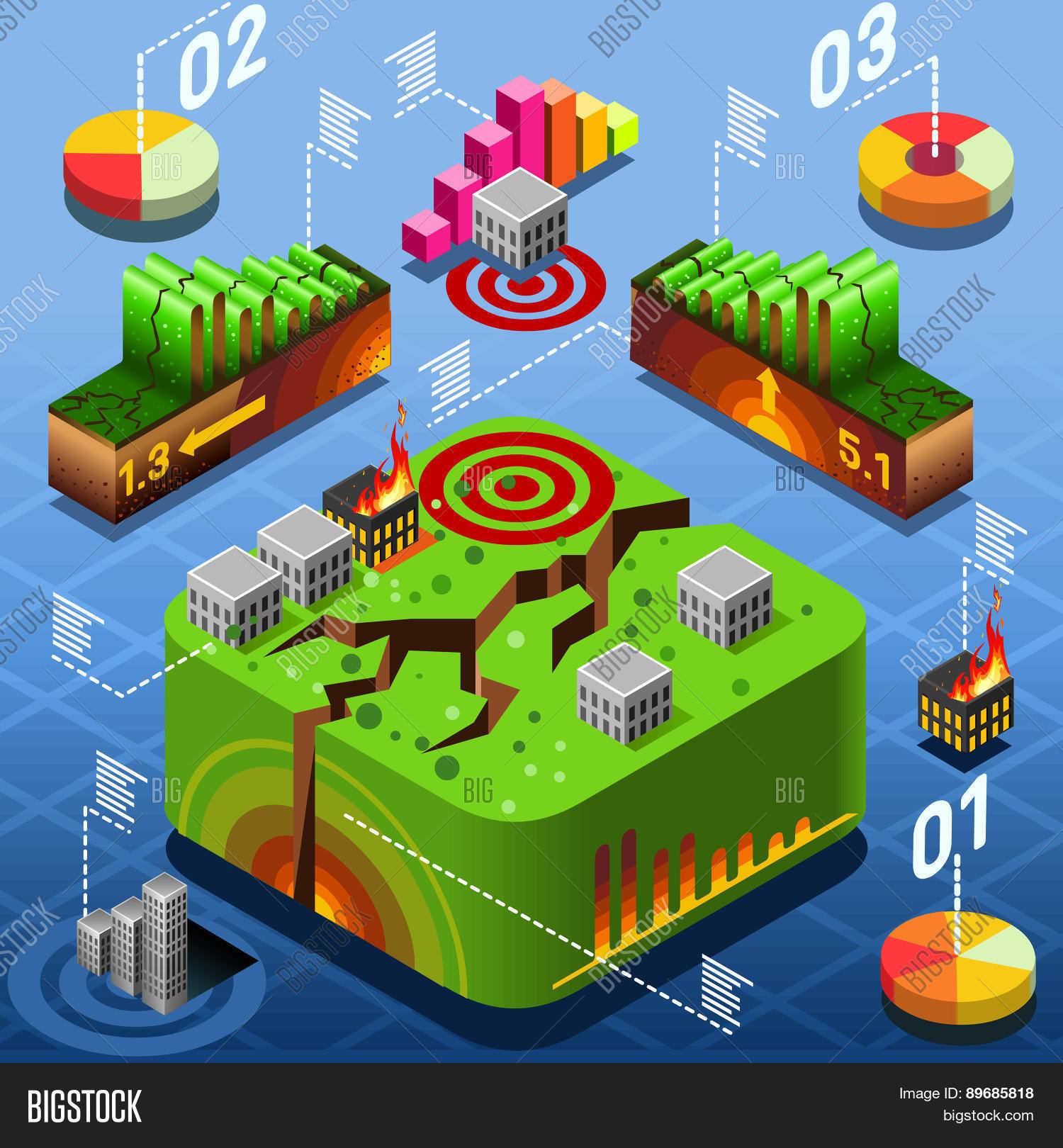 Isometric Natural Vector & Photo (Free Trial) | Bigstock