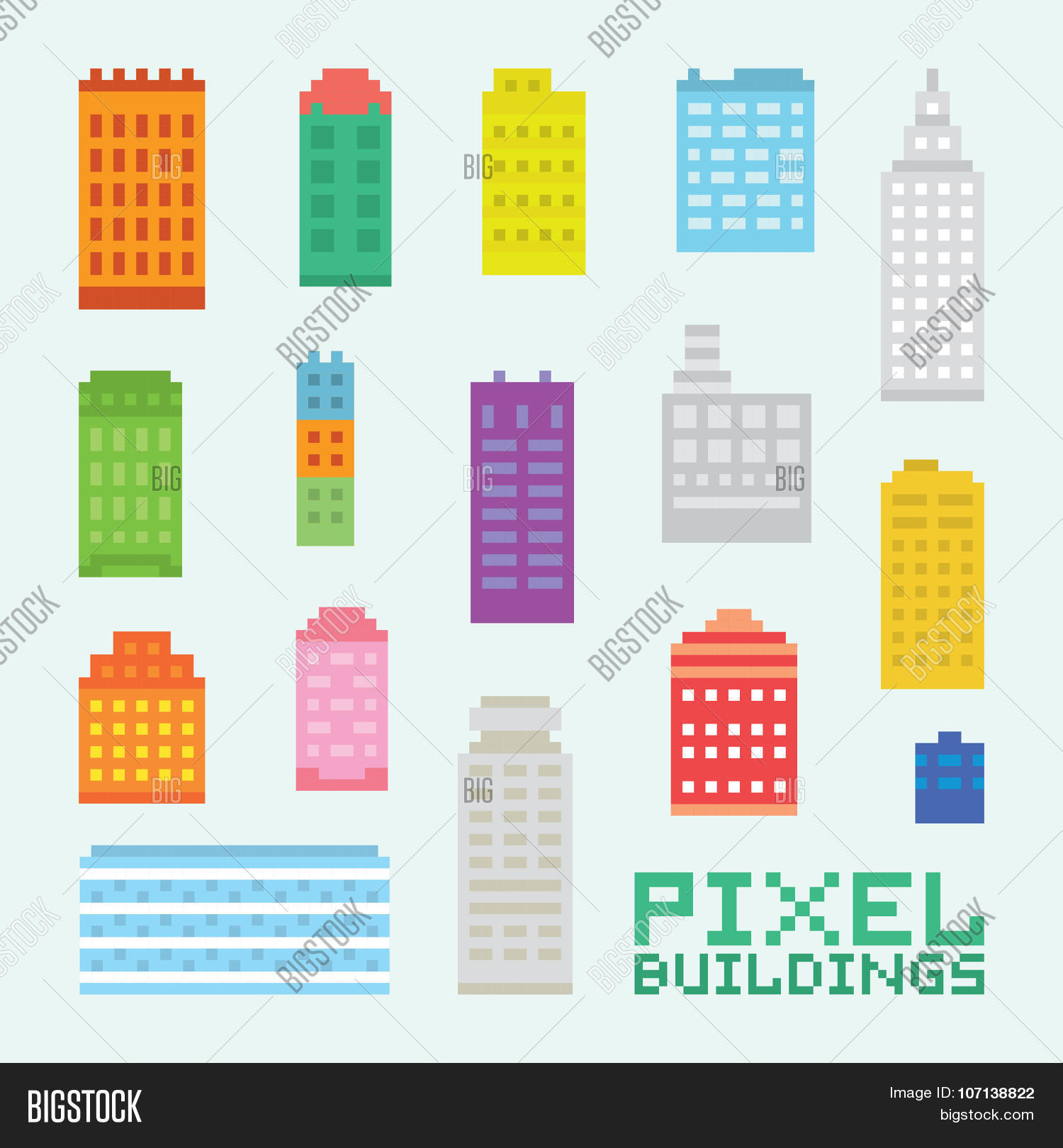 Pixel Art Isolated Vector & Photo (Free Trial) | Bigstock